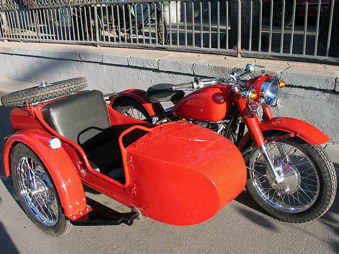 Beijing Sidecar Motorcycles - Ferrari Red OHV