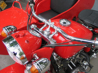 Beijing Sidecar Motorcycles - Ferrari Red OHV